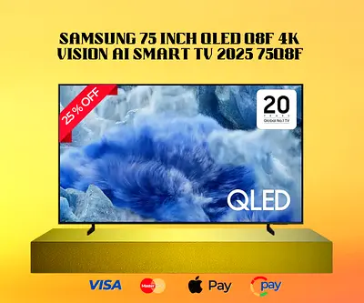 Classifieds: Samsung 75 Inch QLED Q8F 4K Vision AI Smart TV | 2025 ...