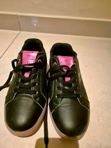 Classifieds: Used GEOX Black Sneakers with Pink Accent | dubizzle Dubai