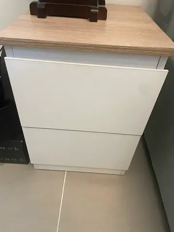 Classifieds: Two side tables white wood beige | dubizzle Dubai