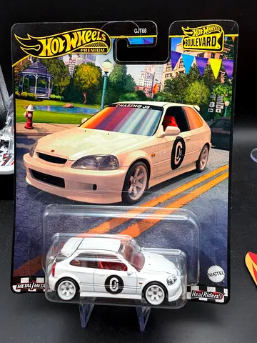 Classifieds: Hot Wheels Premium Boulevard White Honda Civic EK (Real ...