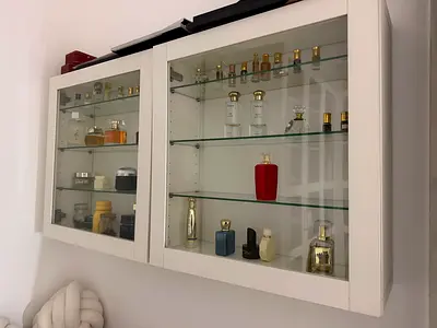 Classifieds: White Wall-Mounted Glass Display Cabinet (Pair ...