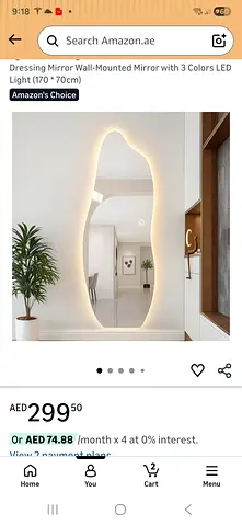 Classifieds: Wall-Mounted Dressing Mirror (170 x 70 cm) - Modern ...