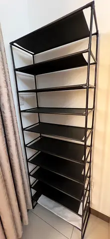 Classifieds: Shoe Rack Organizer 10 Tier Black Portable | dubizzle Dubai