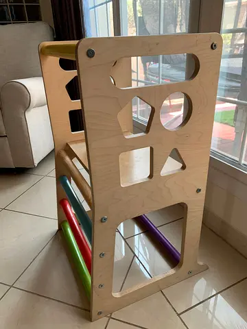 Classifieds: Wooden Montessori Climber / Activity Tower with Shape ...