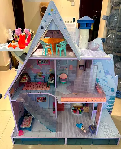 إعلانات مبوبة: Frozen doll house and 5 lol dolls and accessories ...