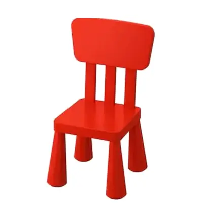Classifieds: IKEA Red Kids Plastic Chair 2 pcs + IKEA- round table for ...