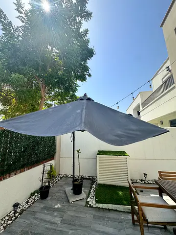 Classifieds: Large Outdoor Patio Umbrella with Tilt - Grey | dubizzle Dubai