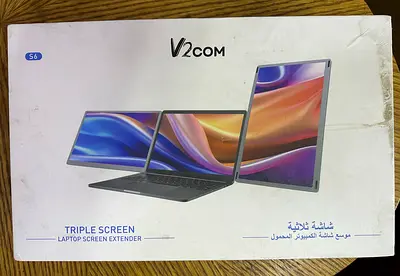 Classifieds: V2COM S6 Triple Screen Laptop Extender (Portable 3-Screen ...
