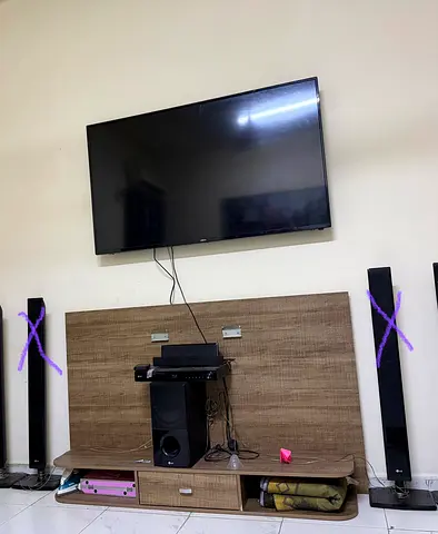 Classifieds: 60” tv with unit for sell | dubizzle Sharjah