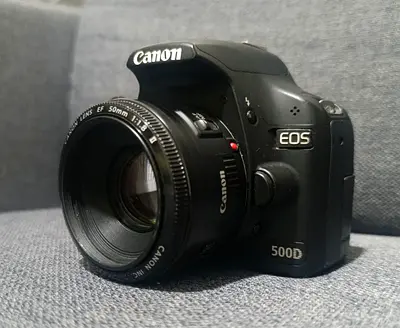 Classifieds: Canon EOS 500D DSLR Camera + Canon 50mm f/1.8 Lens ...