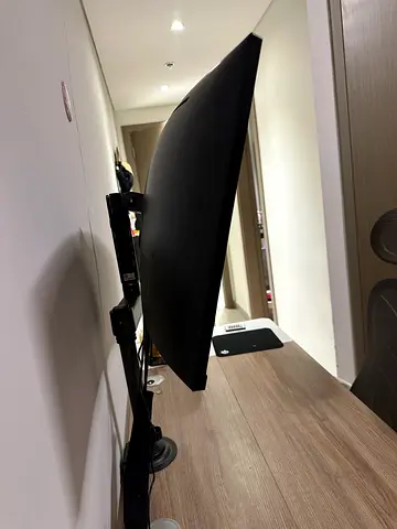 Classifieds: Curved Monitor with Adjustable Desk Mount and chair = all ...