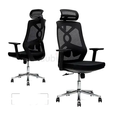 Classifieds: Ergonomic Black Mesh Office Chair with Headrest and ...