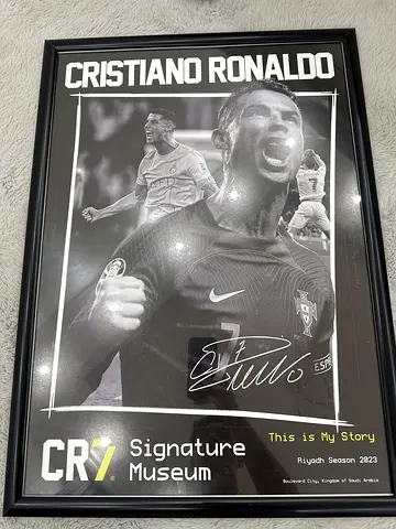 Classifieds: Cristiano Ronaldo CR7 Signature Museum Poster (Riyadh ...