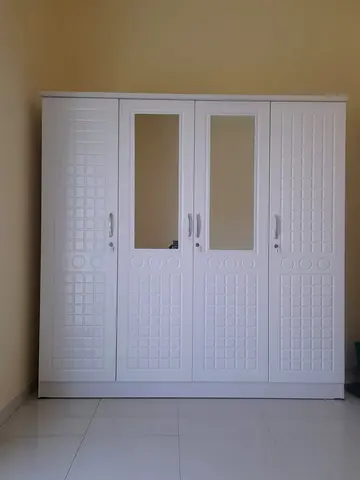 Classifieds: White 4-Door Wardrobe with Mirrors - BRAND NEW | dubizzle ...