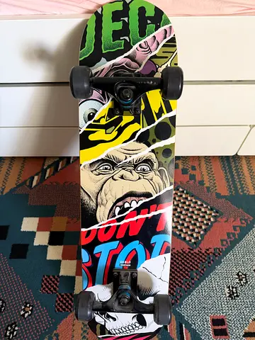 Classifieds: Complete skateboard with graphic deck and trucks - used ...