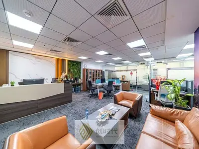 Office: High Floor | Semi Furnished | Prime Location | dubizzle Dubai