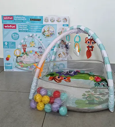 Classifieds: Winfun PlaySpace Play Gym with Ball Pit - Lightly Used ...