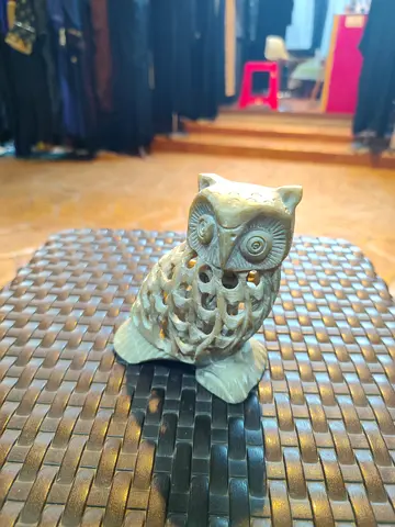Classifieds: Hand-carved Stone Owl Figurine — Small Decorative ...