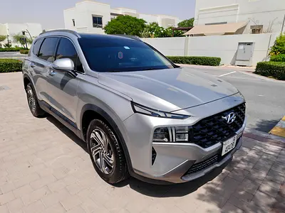 Motors: Hyundai Santa Fe 2021 Comfort Plus GCC Specs | dubizzle Dubai