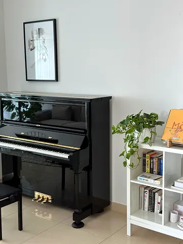 Classifieds: Polished Black Upright Piano in Excellent Condition ...