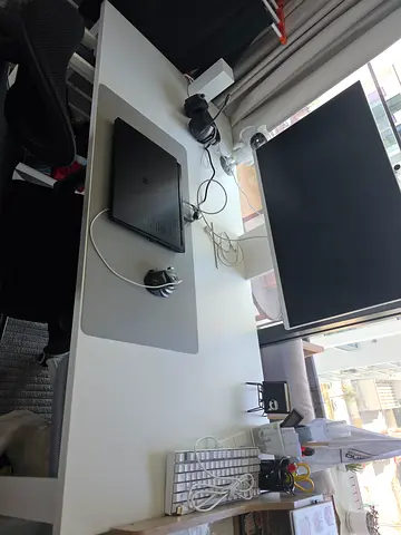 Classifieds: 1.6m office desk + office chair + stool | dubizzle Dubai