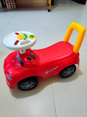 Classifieds: Red Ride-On Push Car for Toddlers with Steering Wheel and ...