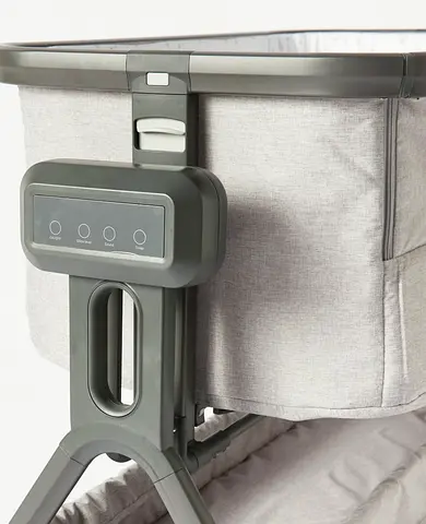 Classifieds: Giggles Zeus autos-swing bassinet. Grey bedside bassinet ...