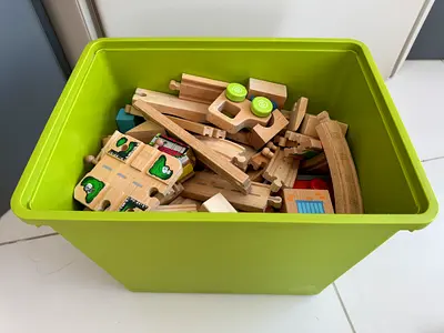 Classifieds: Wooden Train Track and Road Collection with cars and ...