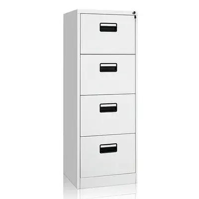 Classifieds: 4-Drawer Vertical Metal Filing Cabinet - White, Lockable ...