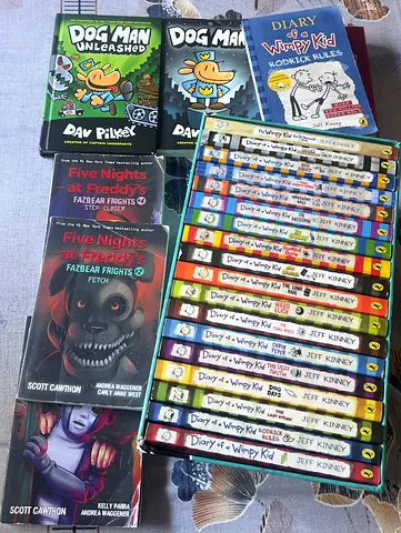 Classifieds: Bundle: Diary of a Wimpy Kid series + Dog Man Five Nights ...
