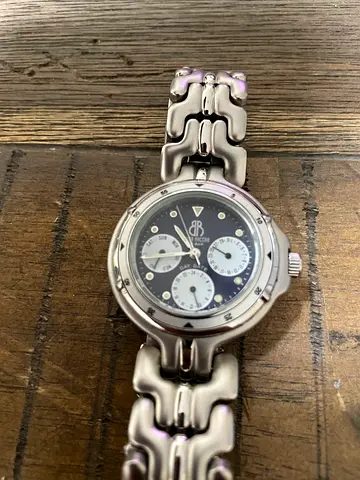 Classifieds: Stainless Steel Chronograph Wristwatch with Link Bracelet ...