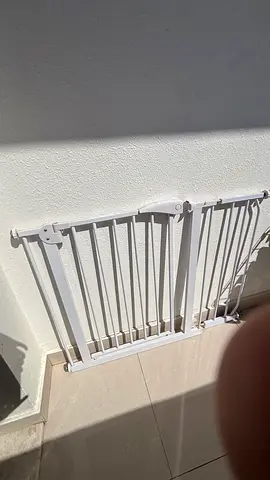Classifieds: White Metal Baby Safety Gate — 2 Panels, Good Condition ...