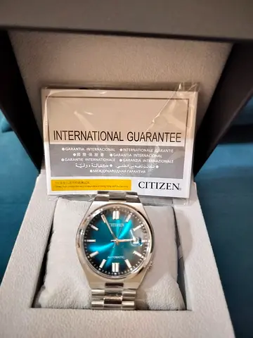 Classifieds: Brand New Citizen automatic mens watch with blue sunburst ...