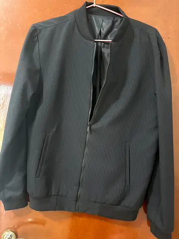 Classifieds: Casual Black Zip Up Bomber Jacket | dubizzle Sharjah