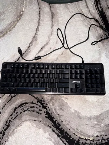 Classifieds: Wired USB Full-Size MECHANICAL Black gaming LED Keyboard ...