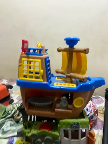 Classifieds: Kids Pirate Ship Playset - Plastic Toy Boat with ...