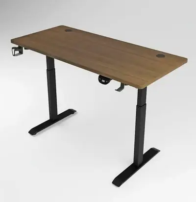 Classifieds: Height-adjustable Standing Desk with Wood Top | dubizzle Dubai