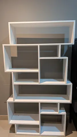 Classifieds: White Geometric Display Shelf / Bookcase - Good Condition ...