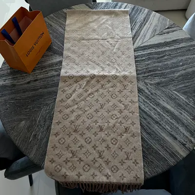 Classifieds: Louis Vuitton Monogram Gradient Scarf - Beige/Brown ...