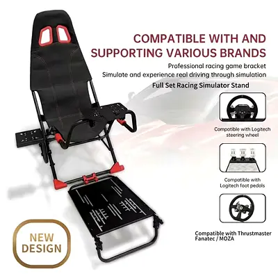 Classifieds: Adjustable Racing Simulator Gaming Seat with Wheel and ...