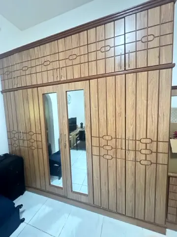 Classifieds: Large Wooden Wardrobe with Mirrors - Good Condition ...