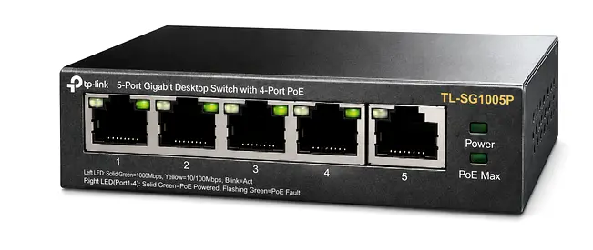 Classifieds: TP-Link TL-SG1005P 5-Port Gigabit Desktop Switch with 4 ...