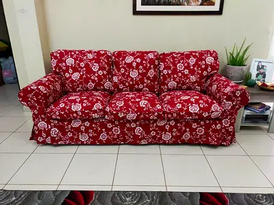 Classifieds: URGENT - IKEA Ektorp Sofa with 2 covers (Red + Green ...