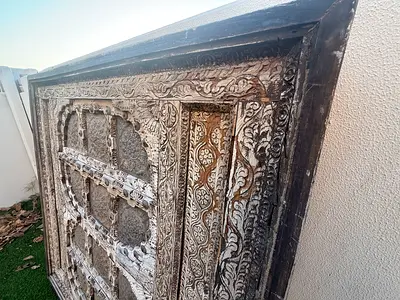 Classifieds: Carved Antique-Style Wooden Wall Panel / Headboard ...