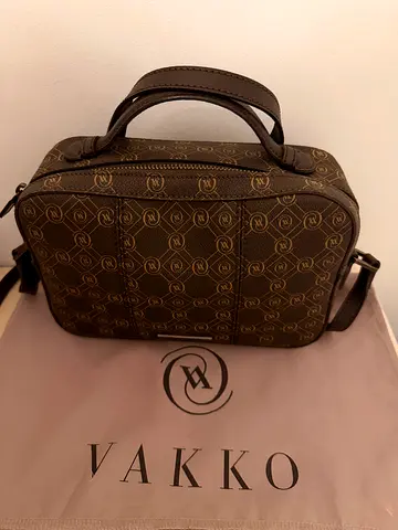 Classifieds: Vakko Monogram Patterned Handbag with Dust Bag | dubizzle ...