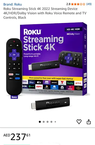 Classifieds: Roku Streaming Stick 4K/HDR/Dolby Vision with Roku Voice ...