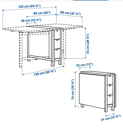 Classifieds: Foldable dining table with 2 chairs | dubizzle Abu Dhabi