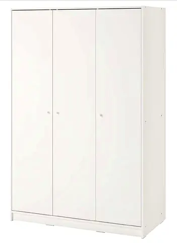 Classifieds: Ikea, KLEPPSTAD Wardrobe with 3 doors, white, 117x55x176 ...