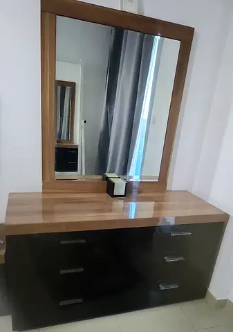 Classifieds: Wooden Dresser with Large Mirror - 6 Drawers veery very ...