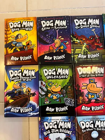Classifieds: Full Set of 13 Dog Man Hard Back books by Dav Pilkey ...